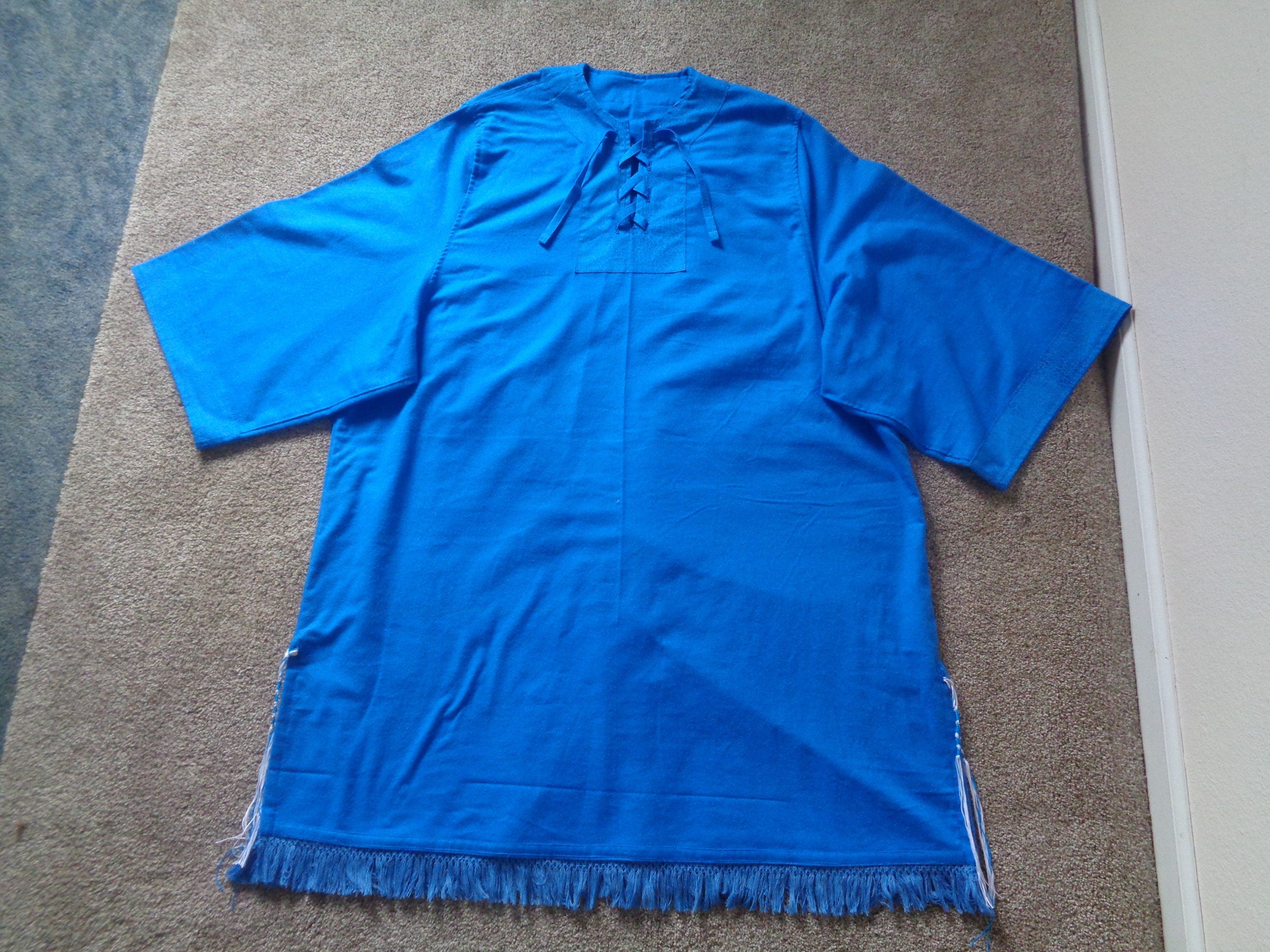 Hebrew Israelite Tunic with fringes, Fringed garments, clothes with fr ...
